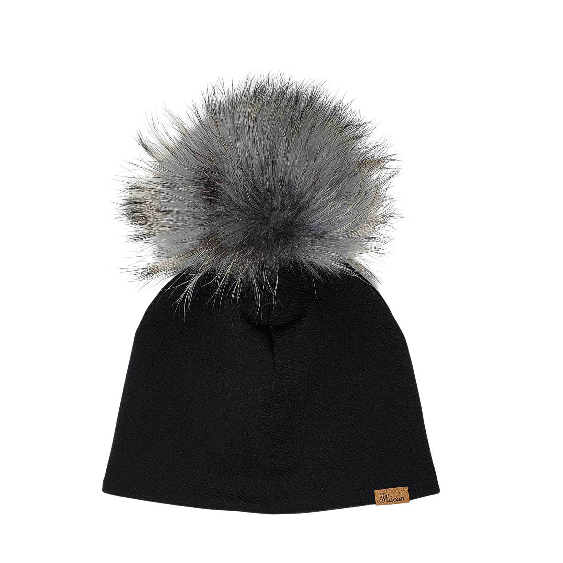 Tuque doublée - Noir texturé – floconsport